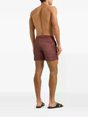 Orlebar Brown Patterned Swim Shorts - Red