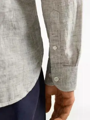Orlebar Brown Giles Linen Shirt - Grey
