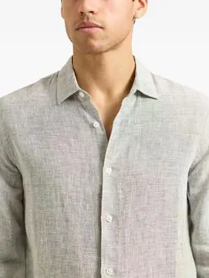 Orlebar Brown Giles Linen Shirt - Grey