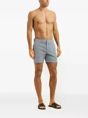Orlebar Brown Bulldog Striped Swim Shorts - Blue
