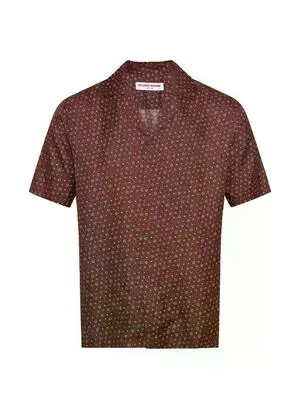 Orlebar Brown Maitan Floral-print Shirt - Red