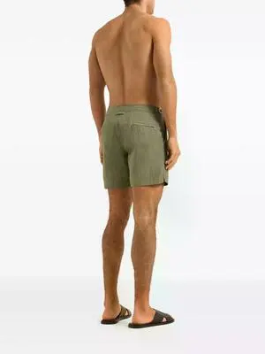 Orlebar Brown Bulldog Buckle Swim Shorts - Green