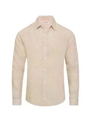 Orlebar Brown Giles Buttoned Long-sleeve Shirt