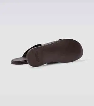 Orlebar Brown Muro Leather Sandals - Brown