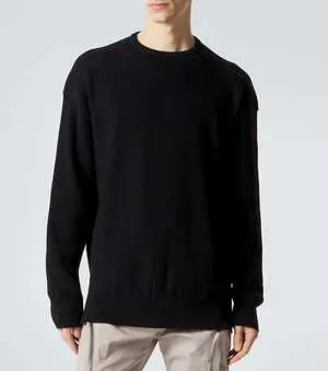 Rick Owens Jumbo Ls Virgin Wool Sweater - Black