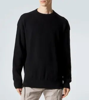 Rick Owens Jumbo Ls Virgin Wool Sweater