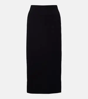 JIL SANDER Mid-rise Pencil Skirt - Black