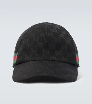 Gucci Gg Canvas Baseball Cap - Black
