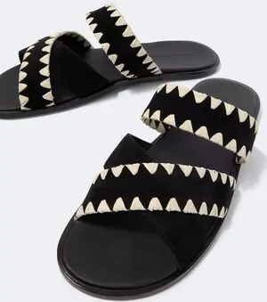Manolo Blahnik Nello Suede Sandals