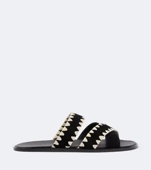Manolo Blahnik Nello Suede Sandals