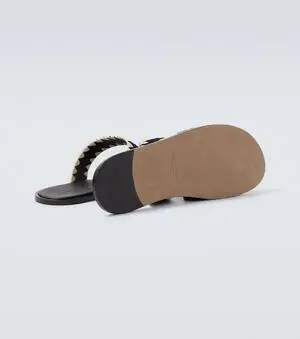 Manolo Blahnik Nello Suede Sandals