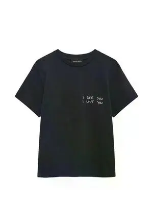ANINE BING Shelley Graphic T-shirt - Black