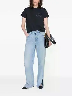 ANINE BING Shelley Graphic T-shirt - Black