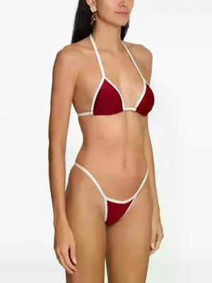 AMIR SLAMA Tie-fastening Bikini Set