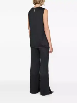 ANINE BING Malia Round-neck Top - Black