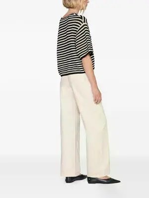 ANINE BING Theo Striped Knit Sweater