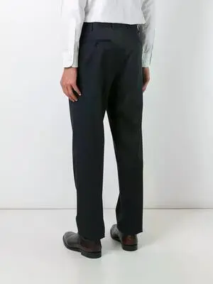Canali Straight Leg Trousers - Blue