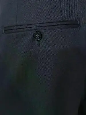 Canali Straight Leg Trousers - Blue