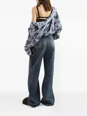Dolce & Gabbana Belted Wide-leg Jeans
