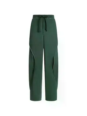 Dolce & Gabbana Treated Jersey Trousers - Green