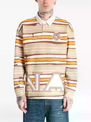 NAPAPIJRI Pdf Long-sleeved Polo Shirt - Neutrals
