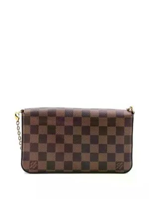 LOUIS VUITTON Felicie Pochette Damier - Brown