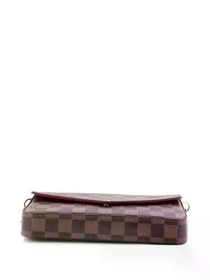 LOUIS VUITTON Felicie Pochette Damier - Brown