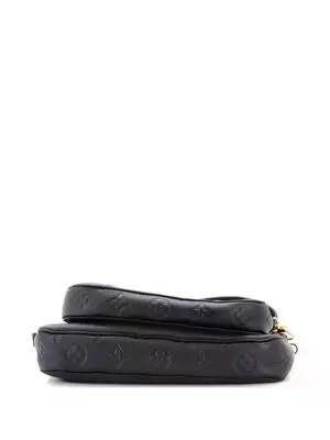 LOUIS VUITTON Multi Pochette Accessoires Monogram Empreinte Giant Crossbody Bag - Black