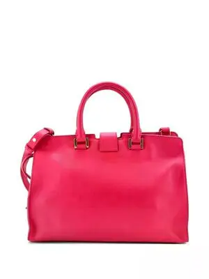Saint Laurent Monogram Cabas Baby Satchel - Pink