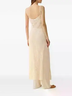 Fabiana Filippi Crocheted Midi Dress - Neutrals