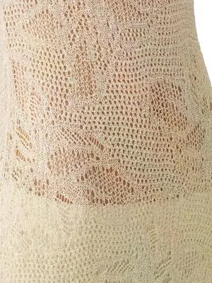 Fabiana Filippi Crocheted Midi Dress - Neutrals