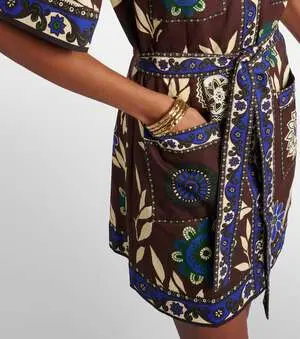 ALEMAIS Jasper Printed Shirt Dress