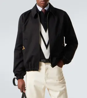 Valentino Garavani Vgold Cotton Blouson Jacket