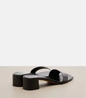 THE ROW Leather Mules