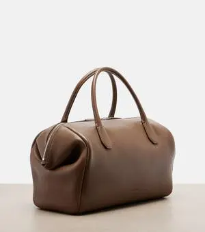 THE ROW Faye Leather Top Handle Bag - Brown