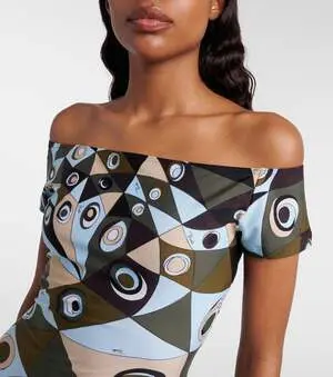 Emilio Pucci Off-shoulder Jumpsuit