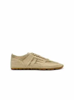 Balmain Racer 45 Macramé Sneakers - Beige