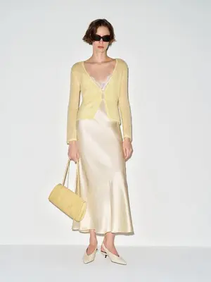 REFORMATION Delphine Sheer Cardigan