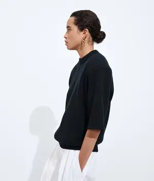 Bottega Veneta Wool Tailored Top - Midnight Blue