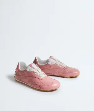Bottega Veneta Orbit Flash Sneakers - Camelia