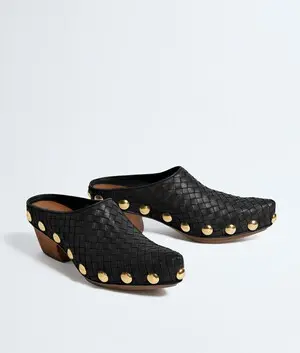Bottega Veneta Gondola Clog - Black