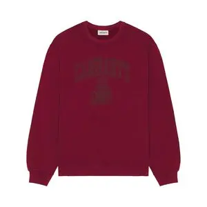 Carhartt Work In Progress Faded Pond Corps Crewneck Sweatshirt - Red