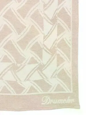 DRUMOHR Patterned Cotton Beach Towel