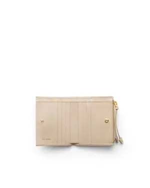 Prada Small Leather Wallet - Neutral