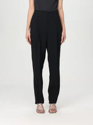 Emporio Armani Crêpe Trousers - Black