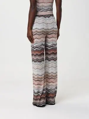 Missoni Zigzag Knit Wide Leg Pants - Multicolor
