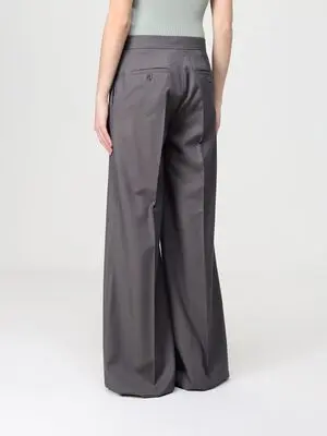 Max Mara Flannel Palazzo Trousers