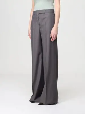 Max Mara Flannel Palazzo Trousers