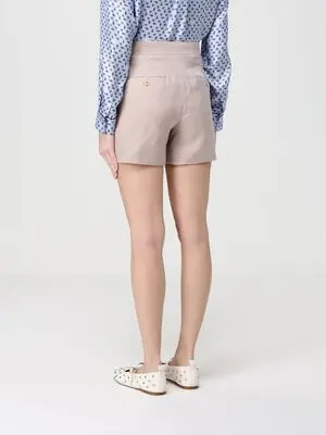 Max Mara Silk High-waisted Shorts - Brown
