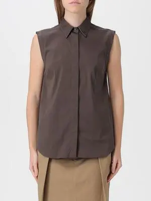 Brunello Cucinelli Brunello Cucinelli Sleeveless Shirt Dark